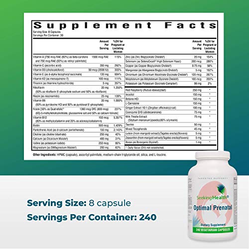 Seeking Health Optimal Prenatal – Prenatal Vitamins for Women – Offers ...